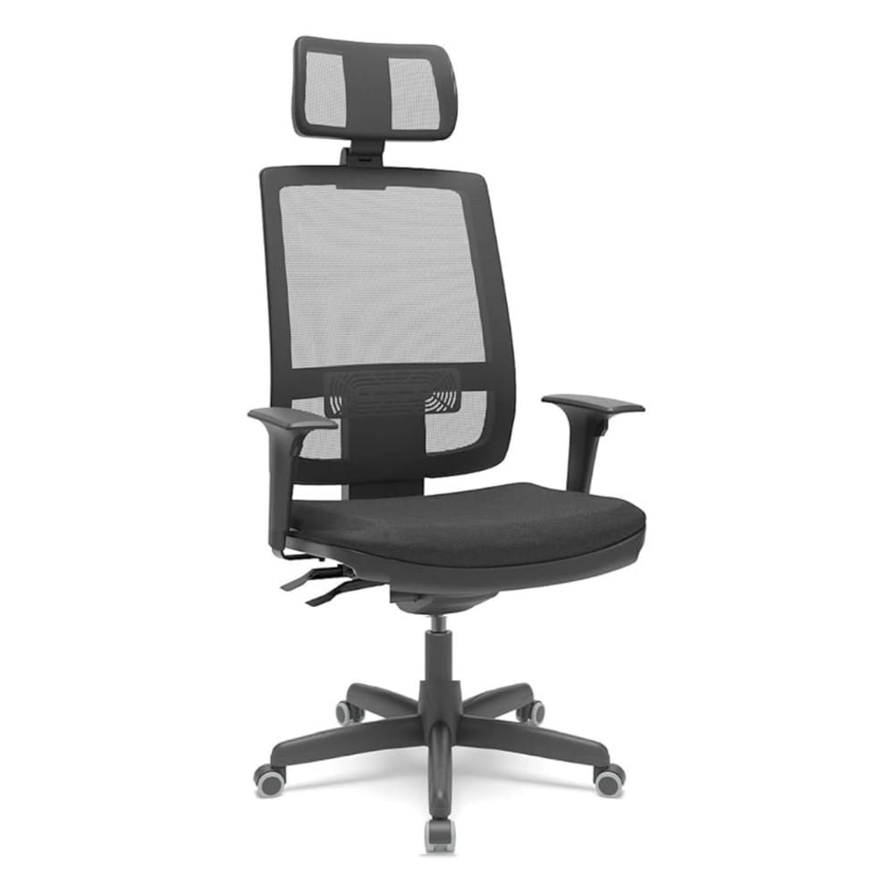 Brizza Presidente Tela Com Apoio De Cabeça e Back System Aero ...